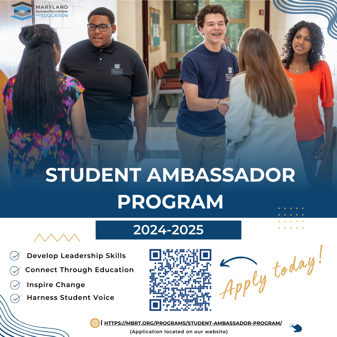 MBRT Student Ambassador Program Applications Now Open! - Maryland ...